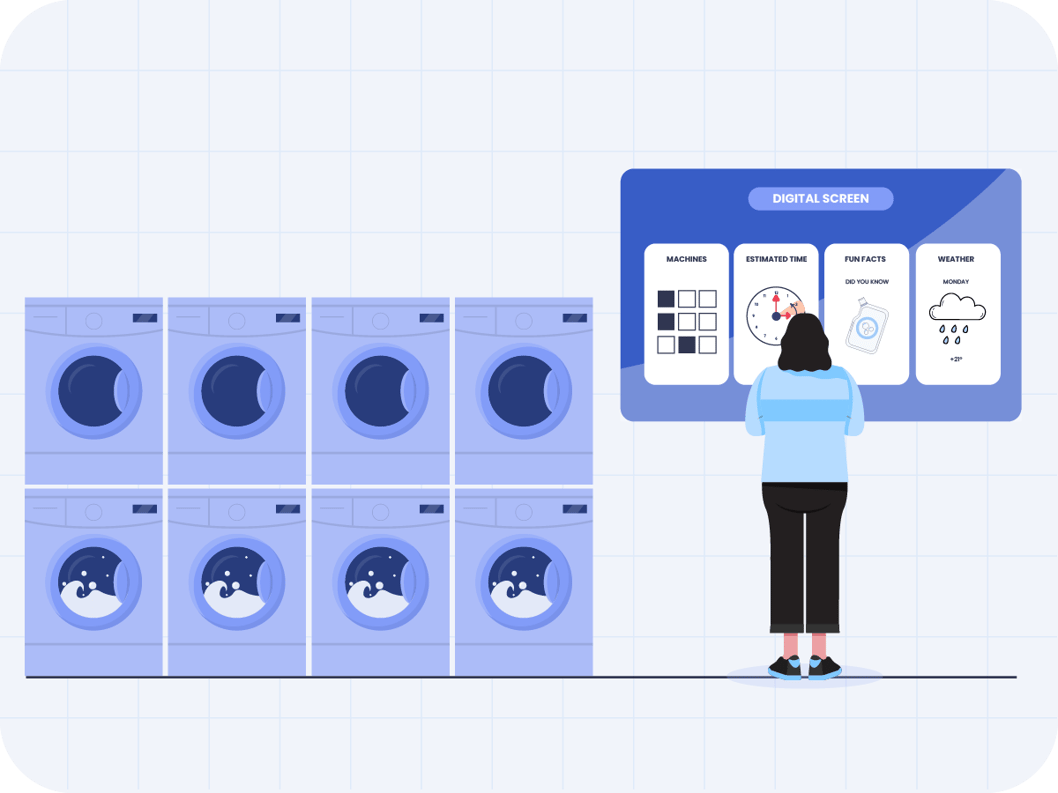 Smart Laundromat Signage That Drives Customer Engagement